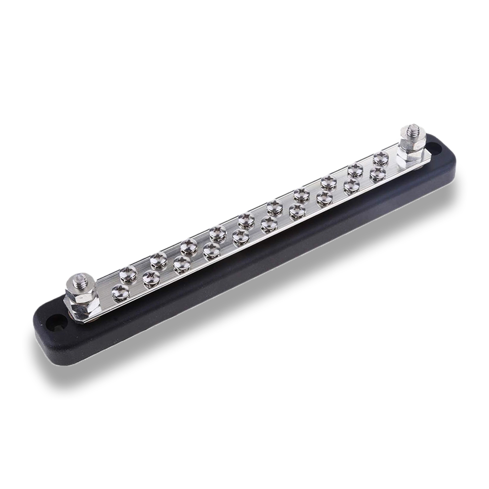 12V/24V 20 Point Power Distribution Bus Bar 20x4mm Screw 100A – DBlue ...